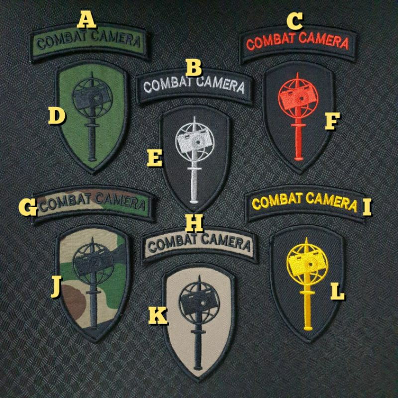 Combat Camera Embroidery Patches (Ready Stock). | Shopee Malaysia