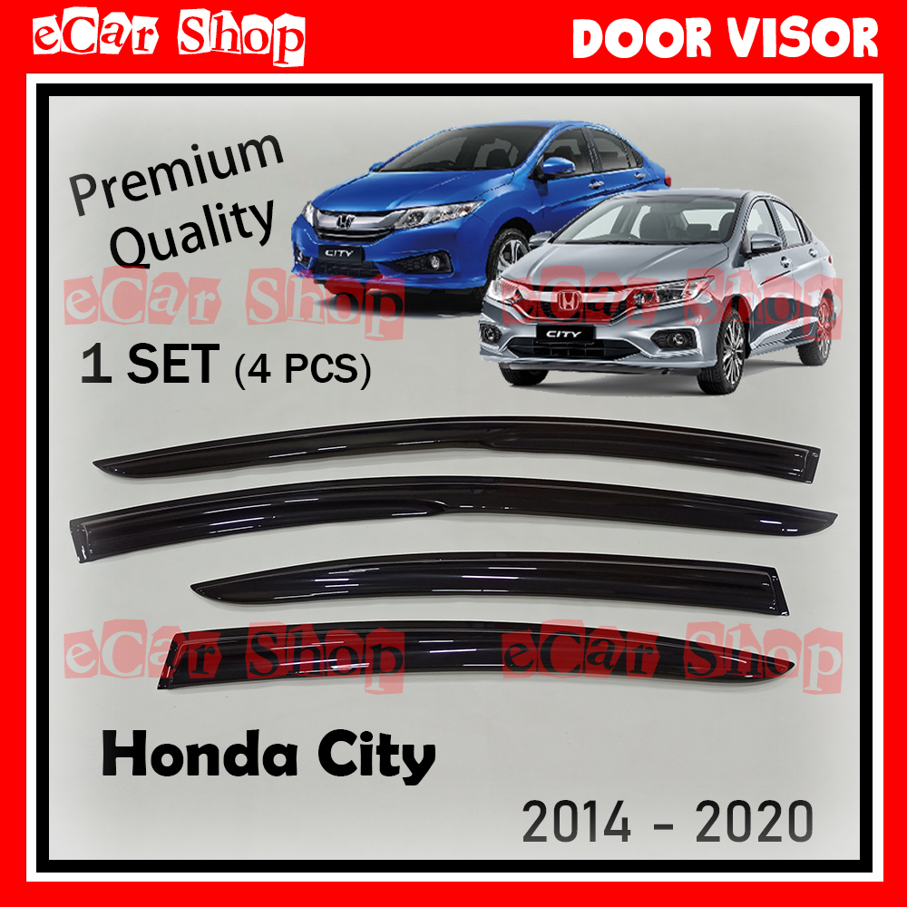 Honda City 2014 Door Visor Mugen Honda City GM4/5/6/8/9 City 2014 2015 ...