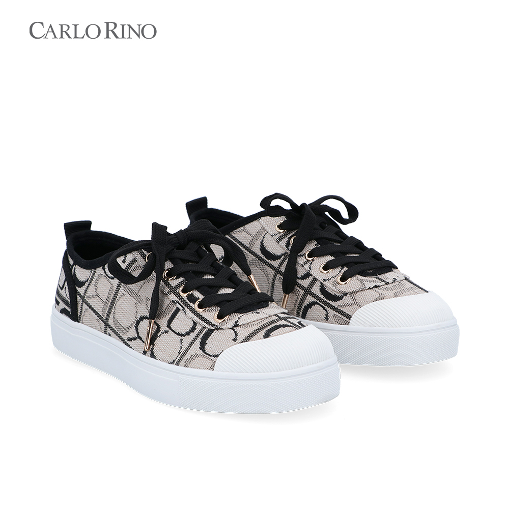 Carlo Rino Carlo GEO Jacquard Sneakers - Black | Shopee Malaysia
