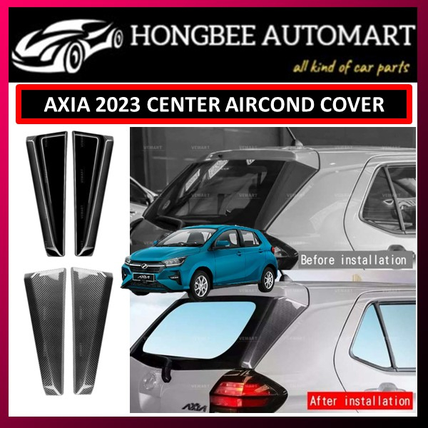 AXIA NEW BARU 2023-2024 REAR PILLAR COVER CARBON FIBER / EXTERIOR COVER ...