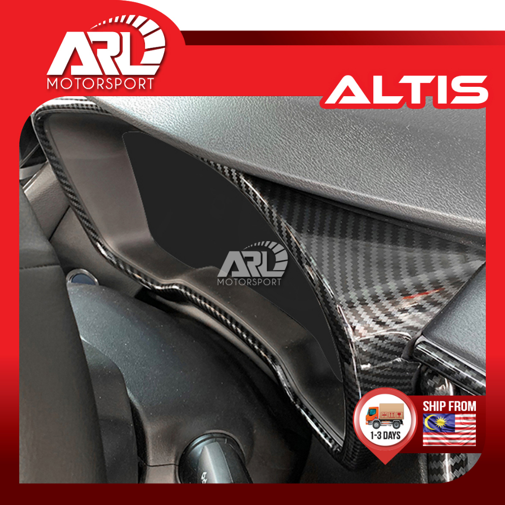 Toyota Corolla Altis 12th E210 ZRE210 ZRE211 Meter Lining Carbon Fiber ...