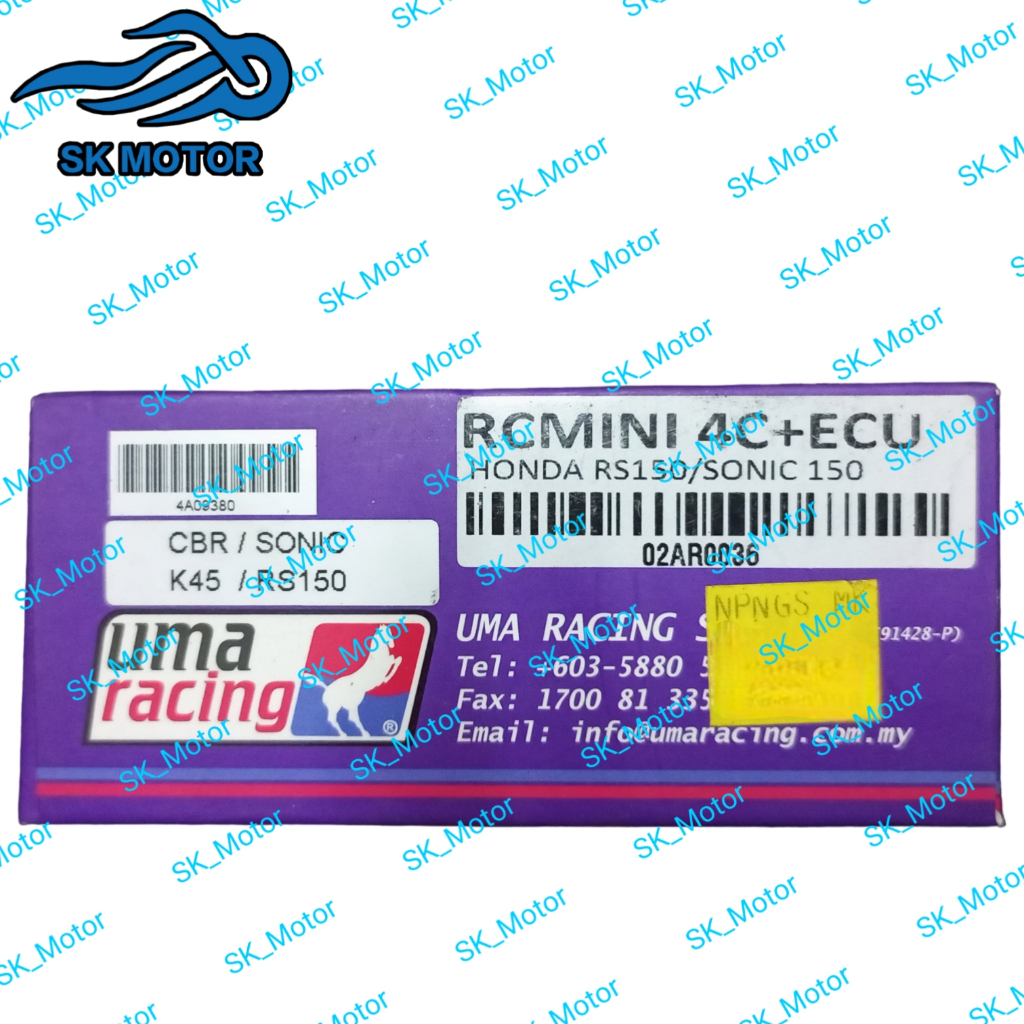UMA RACING M5 ECU Honda RS150 RS 150 Yamaha Y15 ZR V1 V2 FZ150 LC 135 ...