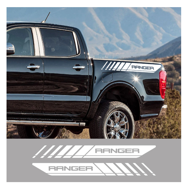 Pickup Rear Trunk Side Stickers For Ford Ranger Raptor Car Decals Truck ...
