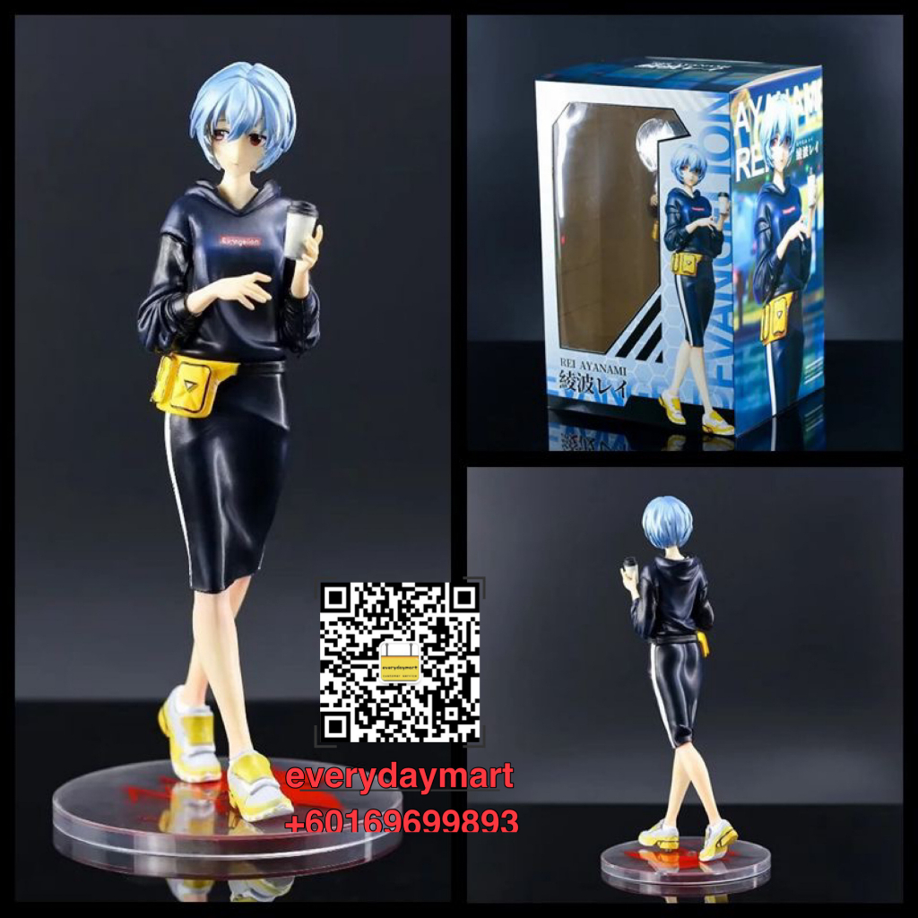 NEON GENESIS EVANGELION🔥REI AYANAMI STANDING POSE 23cm🔥ACTION FIGURE ...