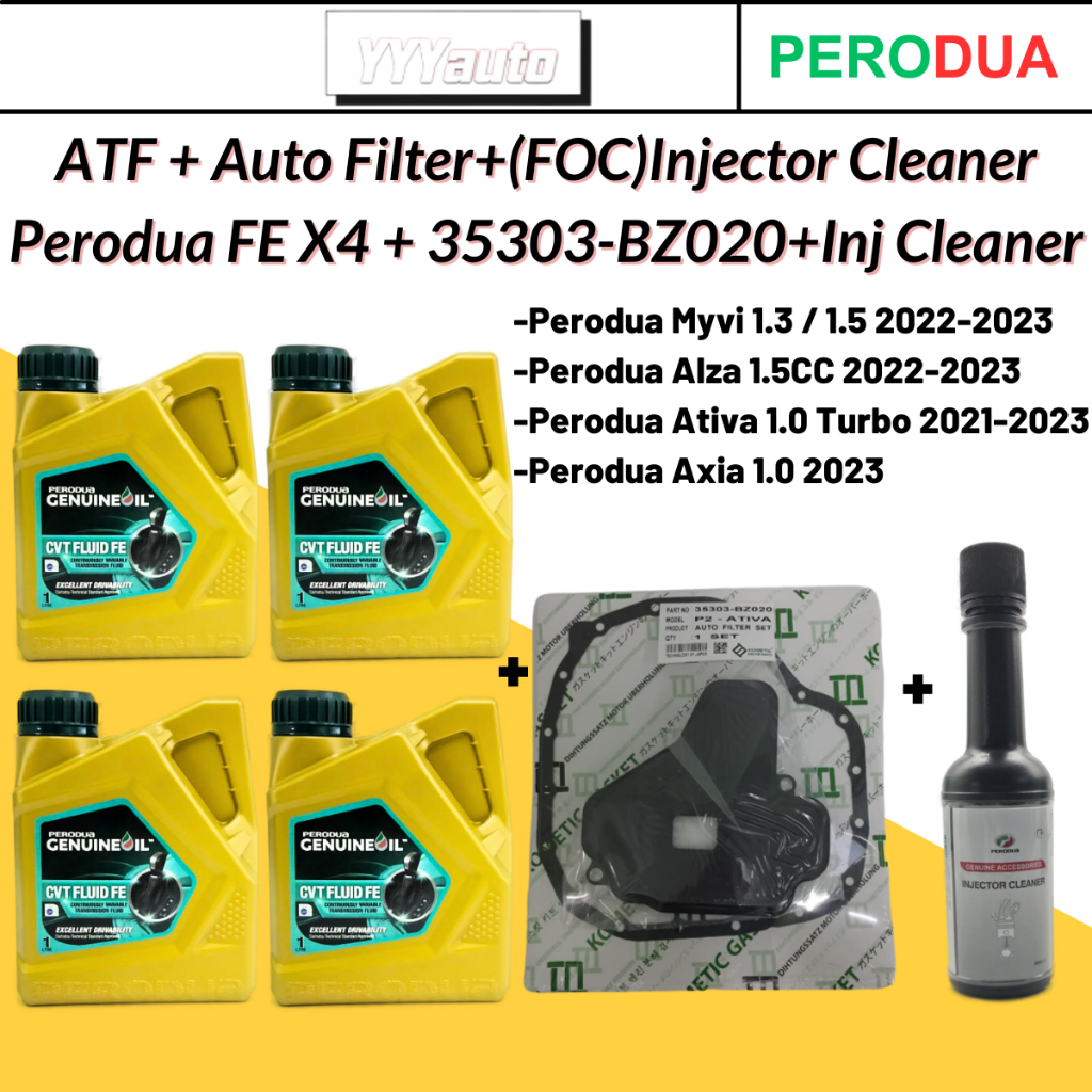 100% GENUINE PERODUA MYVI FACELIFT 2022 ATIVA ALZA 2022 D51A CVT FLUID ...