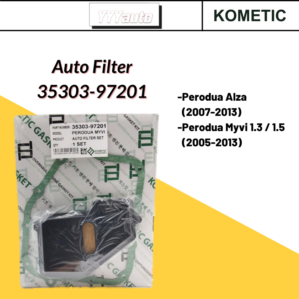 AUTO TRANSMISSION FILTER FOR PERODUA MYVI 1.3 2006 - 2013 35303-97201 ...