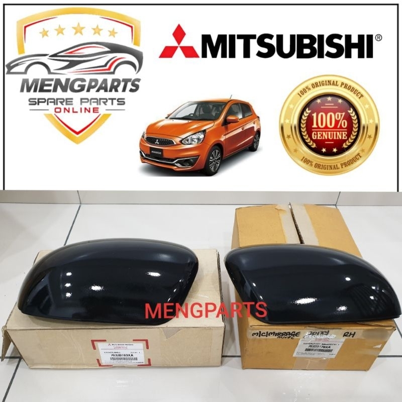 ORIGINAL MITSUBISHI MIRAGE A03A 2013Y-2018Y SIDE MIRROR COVER * BLACK ...