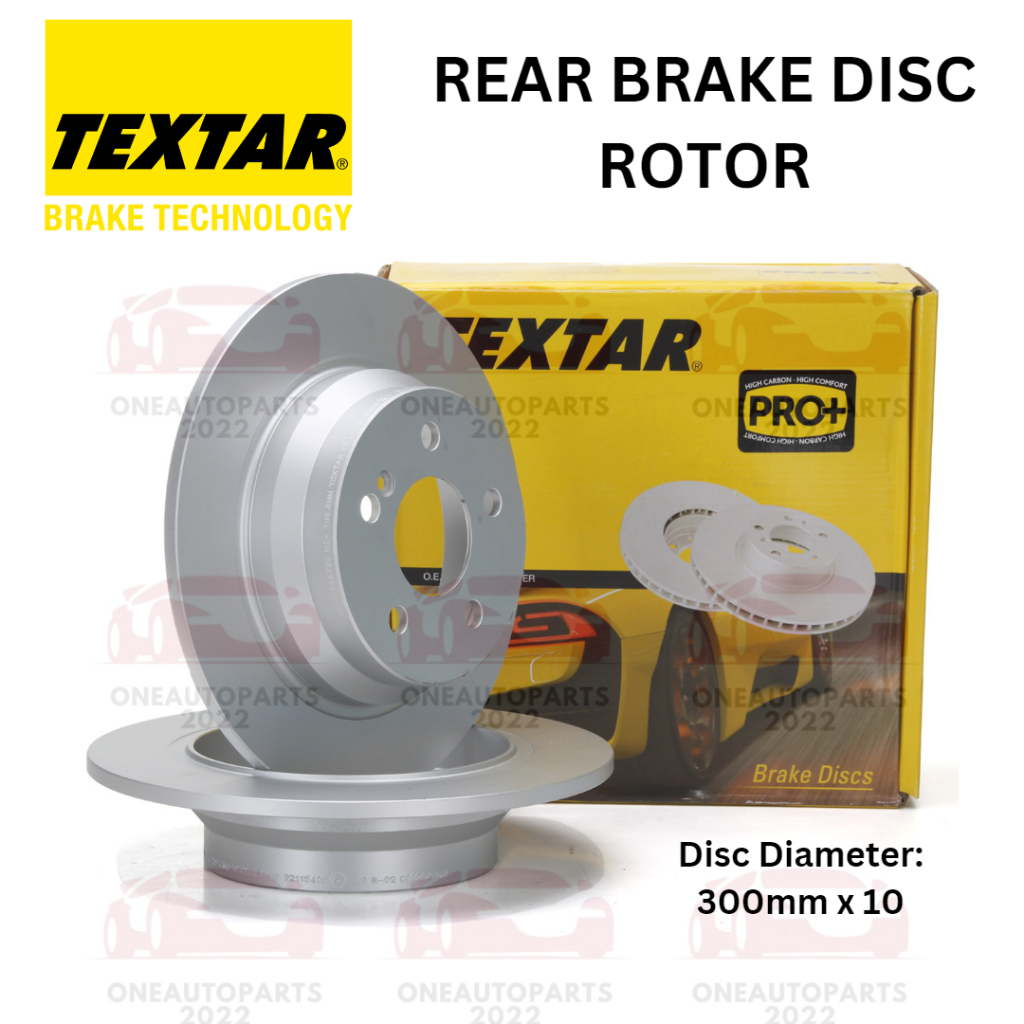 TEXTAR GERMANY REAR BELAKANG BRAKE DISC ROTOR MERCEDES BENZ W211 E200 ...