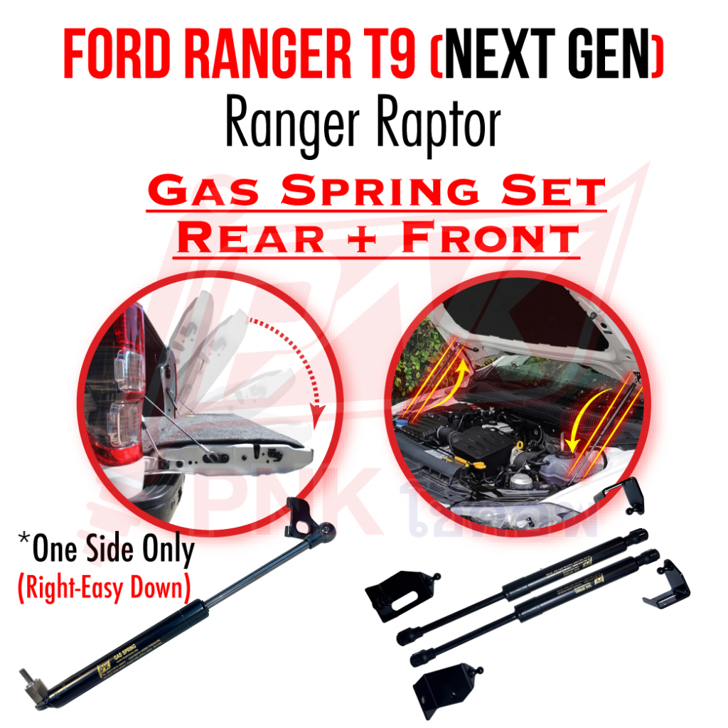 Next Gen Ford Ranger Accessories Front Bonnet Damper Front Hood Damper ...