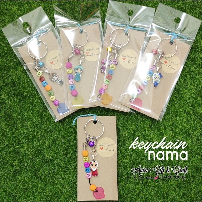 Keychain Nama / Personal Name Keychain/ Gift Birthday/ Tq Cikgu / Gift ...