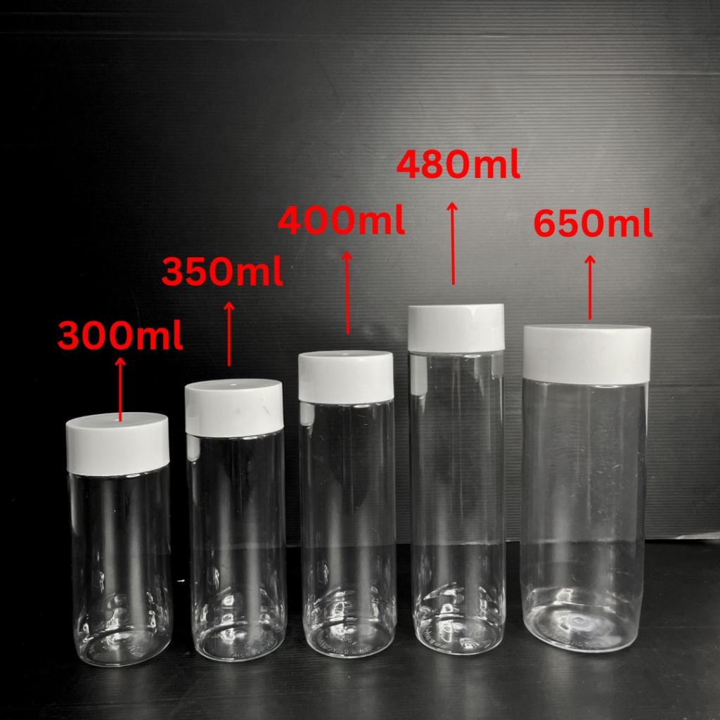 JUICE Bottle/ Milk Tea Plastic Pet Bottle /Botol Jus 300ML /350ml/ 400ML /480ml 650ml Botol ...