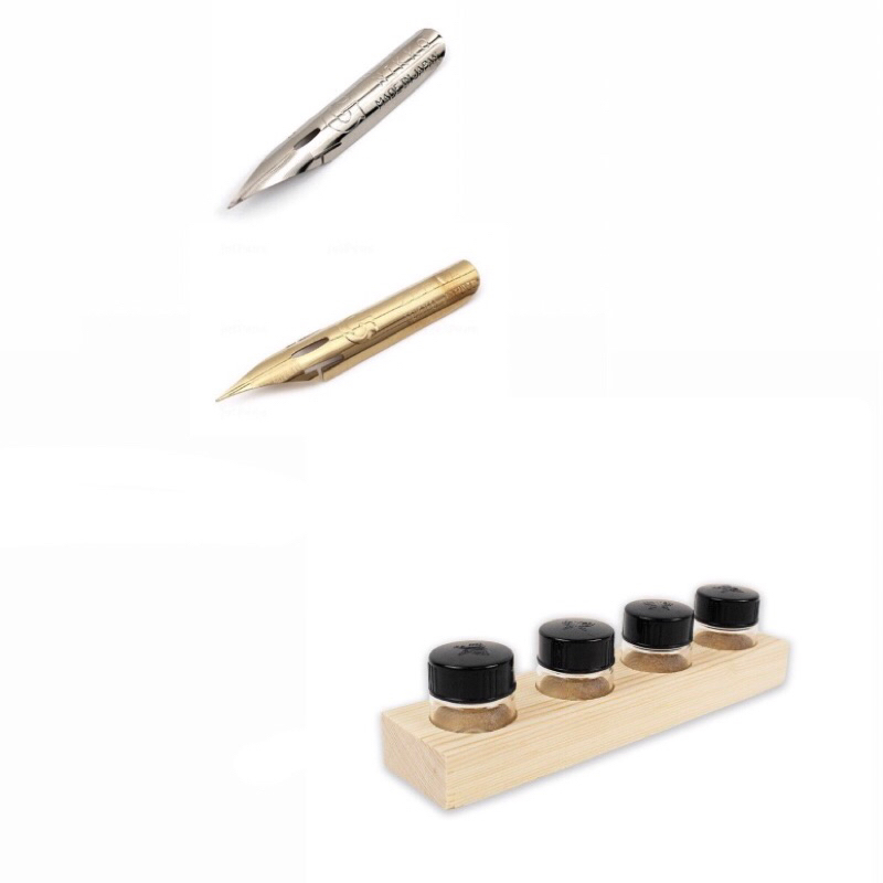 Nikko Zebra G Regular and Titanium Calligraphy Drawing Ink Nibs and ...