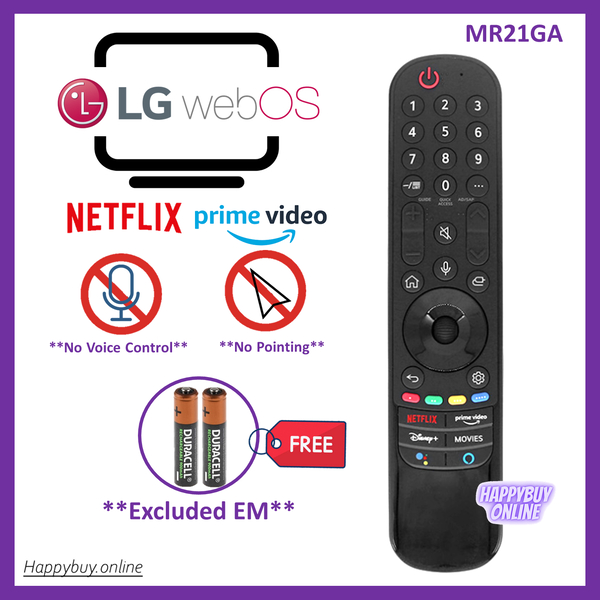 LG webOS 4K UHD Smart TV Remote Control MR21GA MR21GC LG 70US Web OS ...