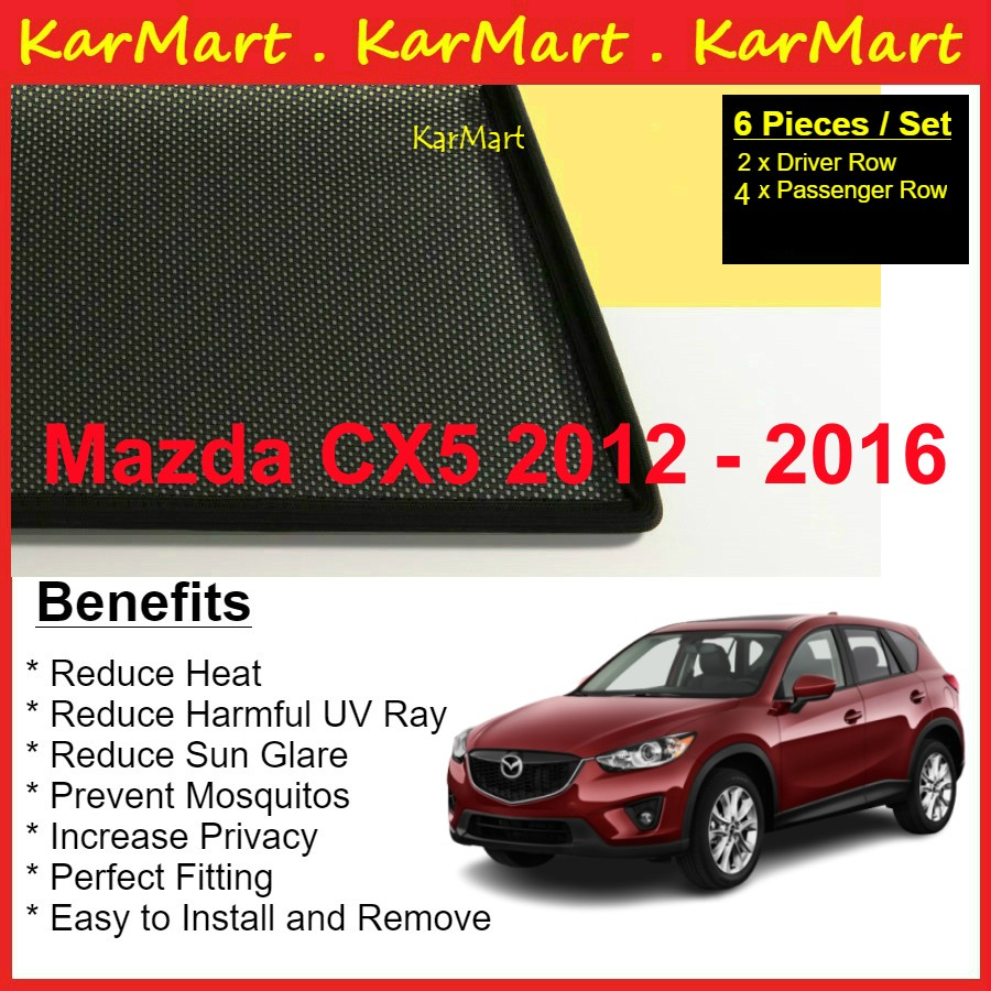 Mazda CX5 2012 - 2017 (1 Gen) Magnet Sun Shade Magnetic Sunshade ...