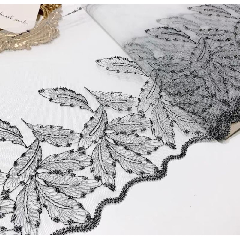 * Ready Stock * 25cm Width Renda Lace Baju/Fabric Lace/ Embroidery Lace ...