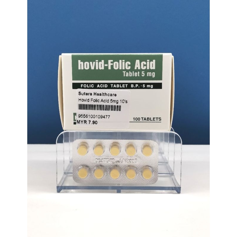 HOVID-FOLID ACID TABLET 5mg (10's) | Shopee Malaysia