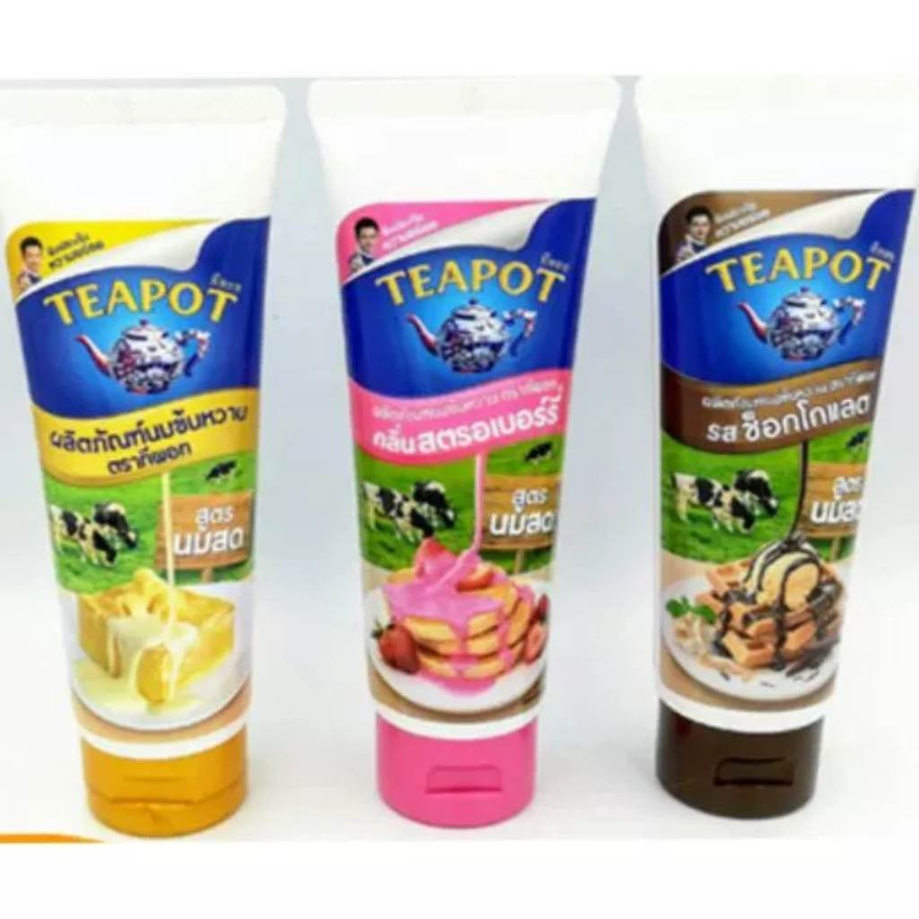 Teapot Susu Tube Pekat Manis 180g Halal Thailand | Shopee Malaysia
