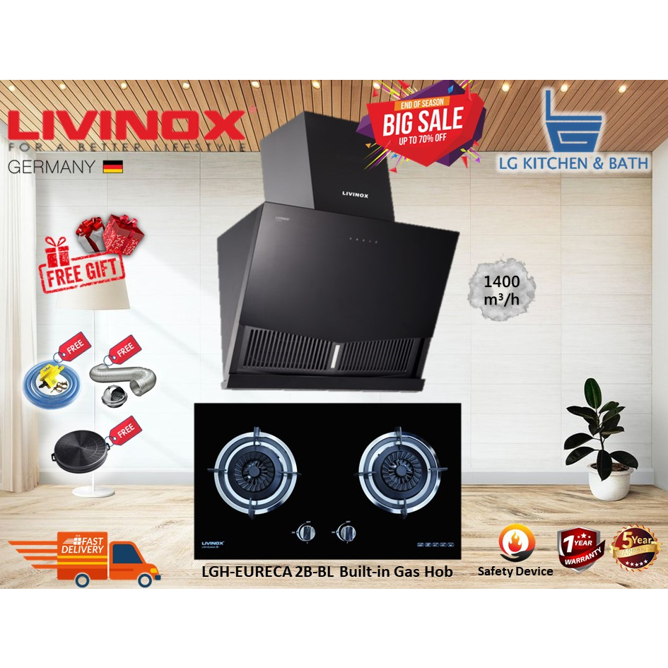 Slanted Hood Set with Hob/Hood/Hob | Shopee Malaysia