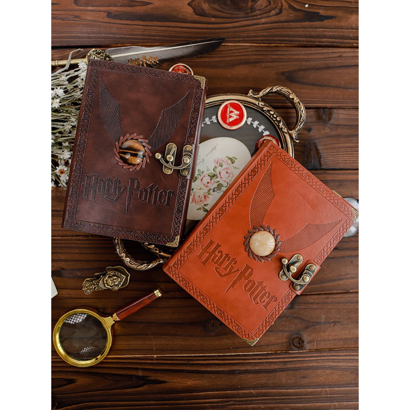 Harry Potter Snitch hand book peripheral notebook birthday gift retro ...