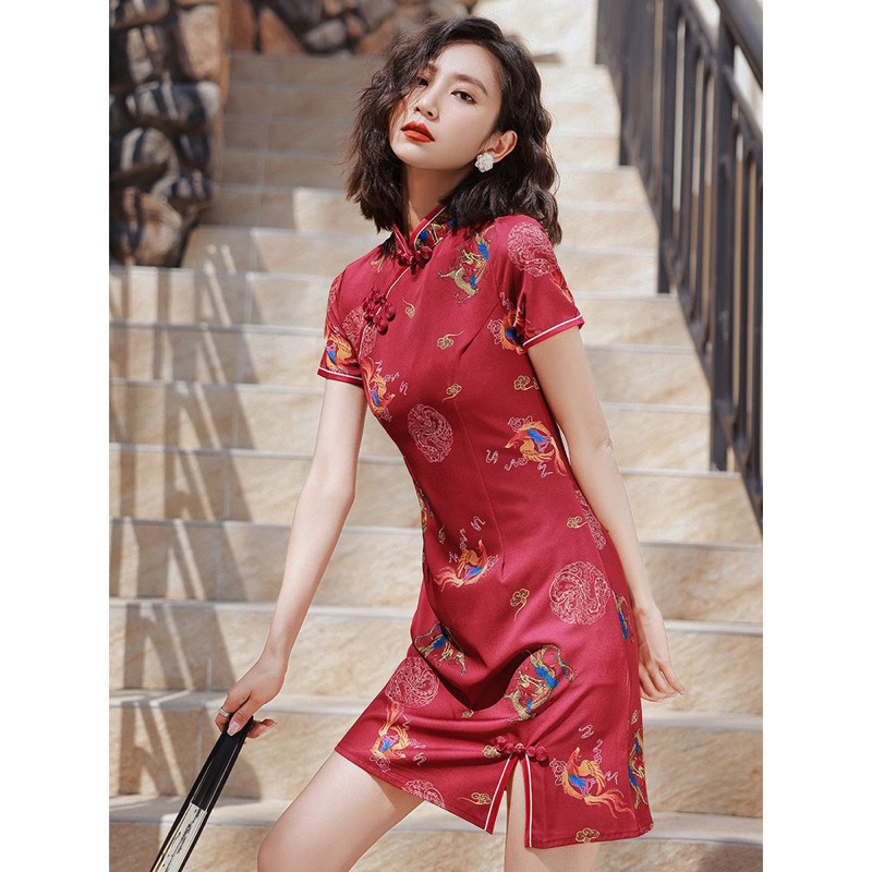 Ready Stock in malaysia *cheongsam for lady* traditional wear cheongsam ...