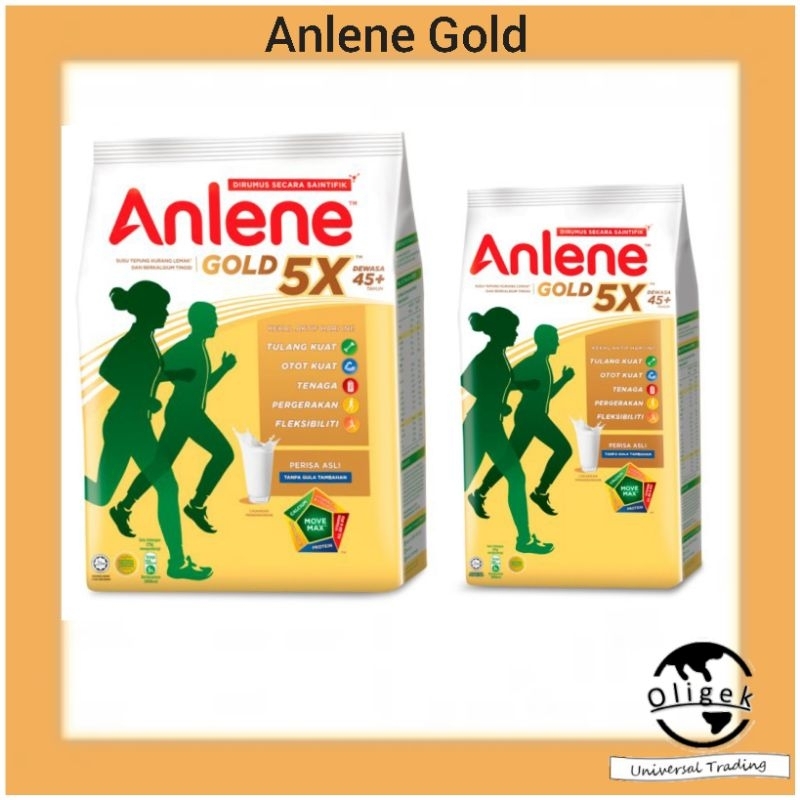 Anlene Gold 45+ Adult Milk 600g / 1kg | Shopee Malaysia