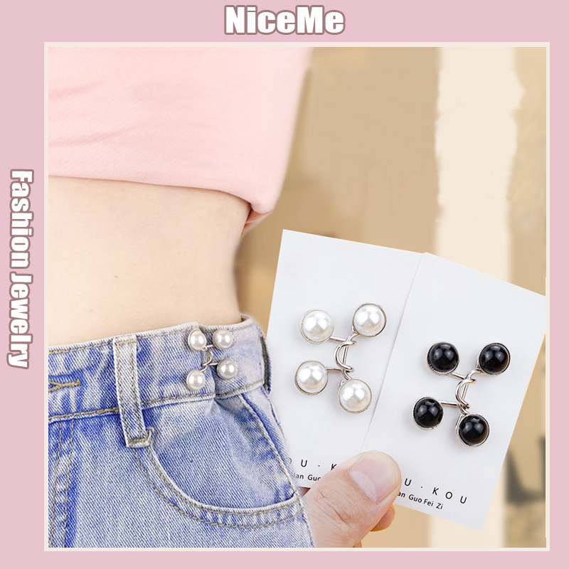 Jeans Waist Button Adjustable Detachable Pants Waist Brooch Fixed Waist ...