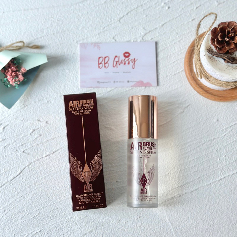Mini Size CHARLOTTE TILBURY CT Airbrush Flawless Setting Spray 15ml ...