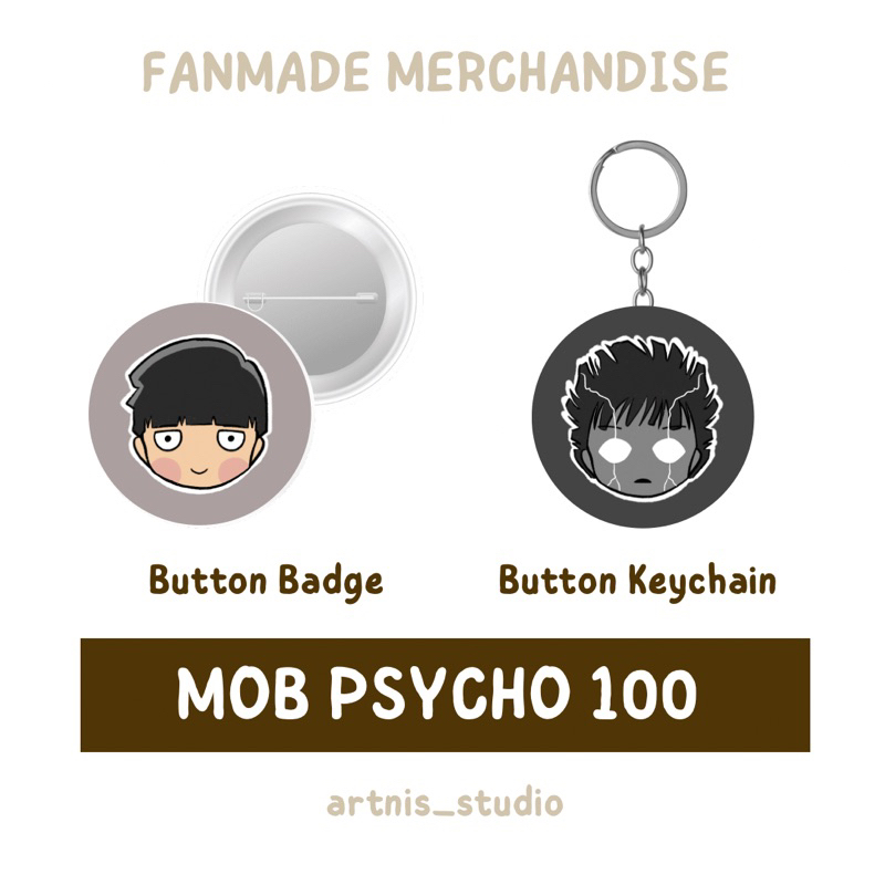 Mob Psycho 100 Fanmade Merchandise | Shopee Malaysia