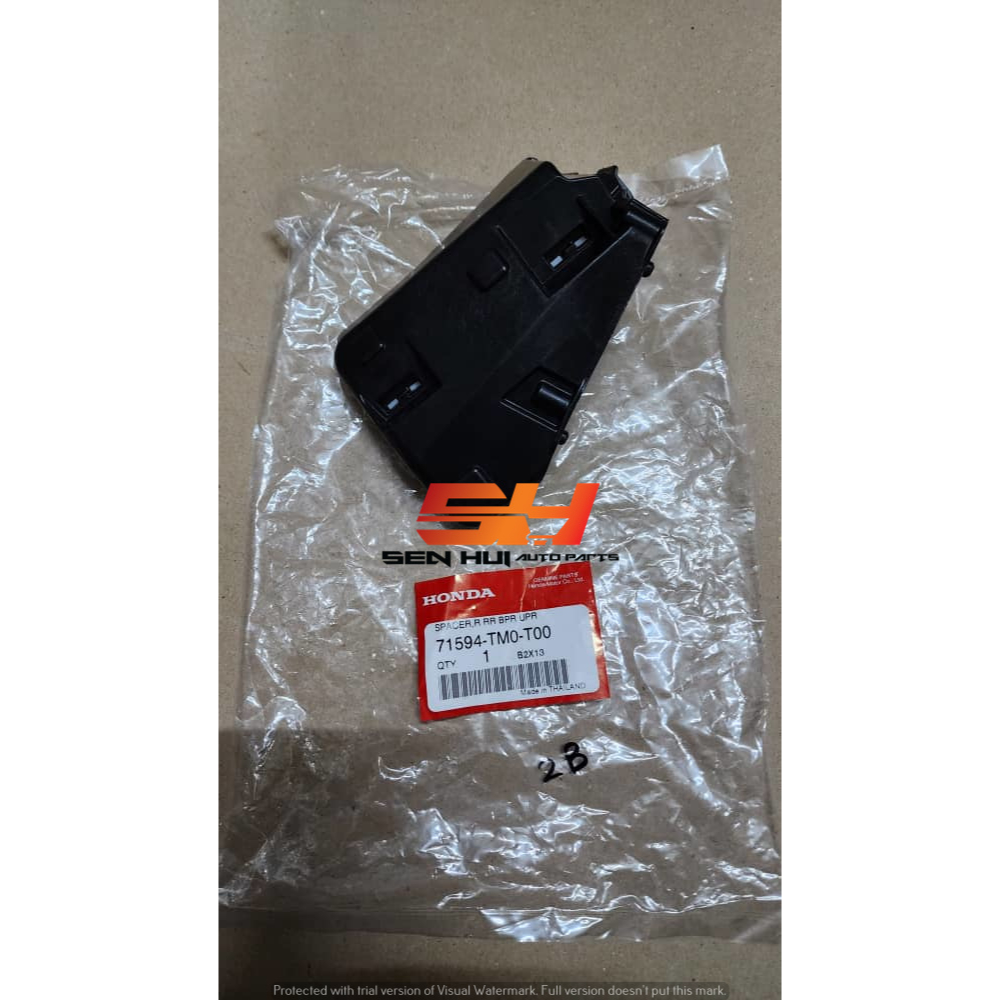 Honda CITY 71594-TM0-T00 BRACKET Rear Bumper Right RH side lower Genuine Parts | Shopee Malaysia