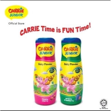 CARRIE JUNIOR BABY POWDER CHEEKY CHERRY & GROOVY GRAPEBERRY 450G (SAIZ ...