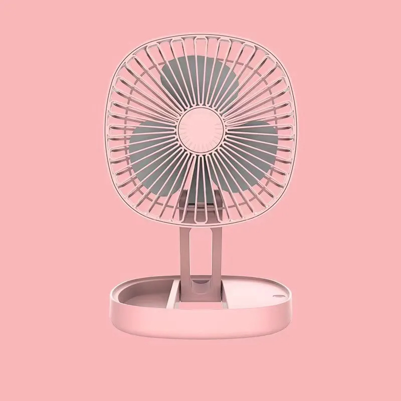 Rechargeable Fan Mini Fan Folding Intelligent Fan Desktop Fan (6inch ...