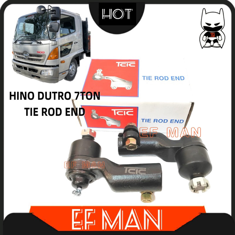 LORRY TRUCK HINO DUTRO 7TON TIE ROD END LEFT RIGHT TCIC HOLE INSIDE ...