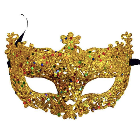 MSIA Ready Stock/ Glitter Shine Party Masks Halloween Masks Masquerade ...