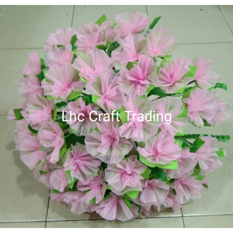 BTS8 50 PCS BUNGA TELURBunga telur (kertas tisu) (50batang) | Shopee ...