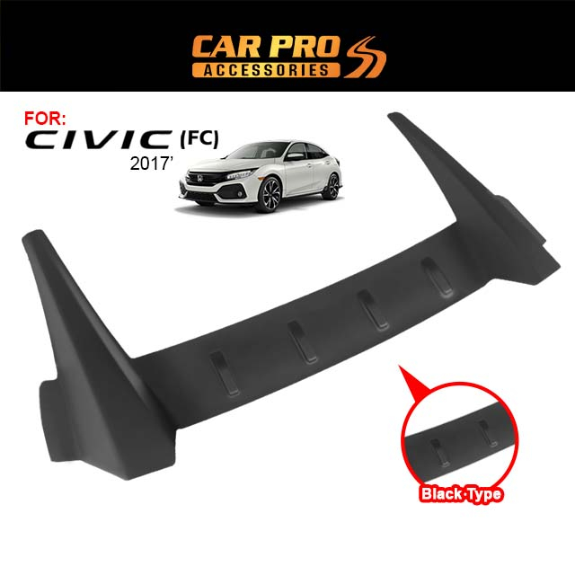 Honda Civic FC 2017 - 2020 Roof Spoiler / Rear Top Glass Shark Fin ...