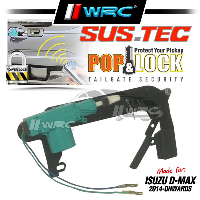 Sus-Tec Pop & Lock Isuzu D-Max 2014 - 2023 Tailgate Security Lock ...