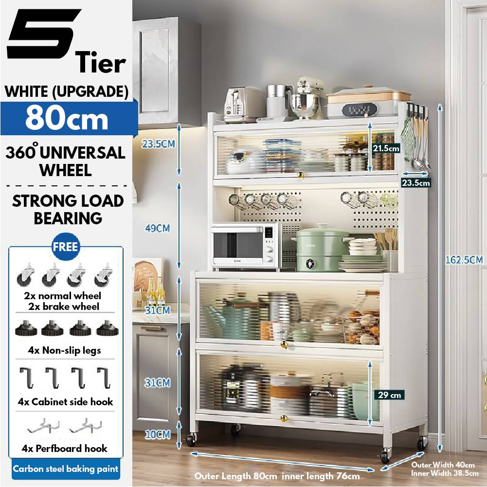 Rak Dapur bertutup Kitchen cabinet Kabinet dapur almari storage Multi ...