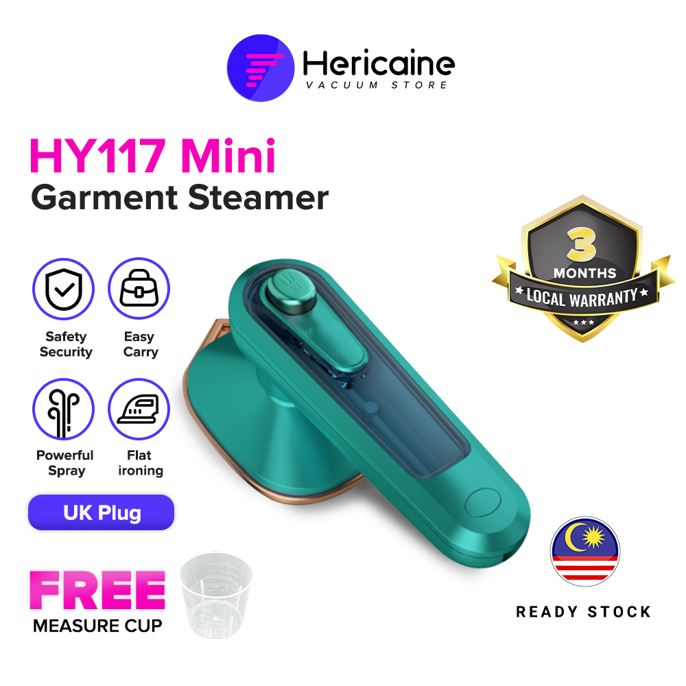 2025 Hericaine Portable Steam Iron Travelling Mini Garment Streamer ...