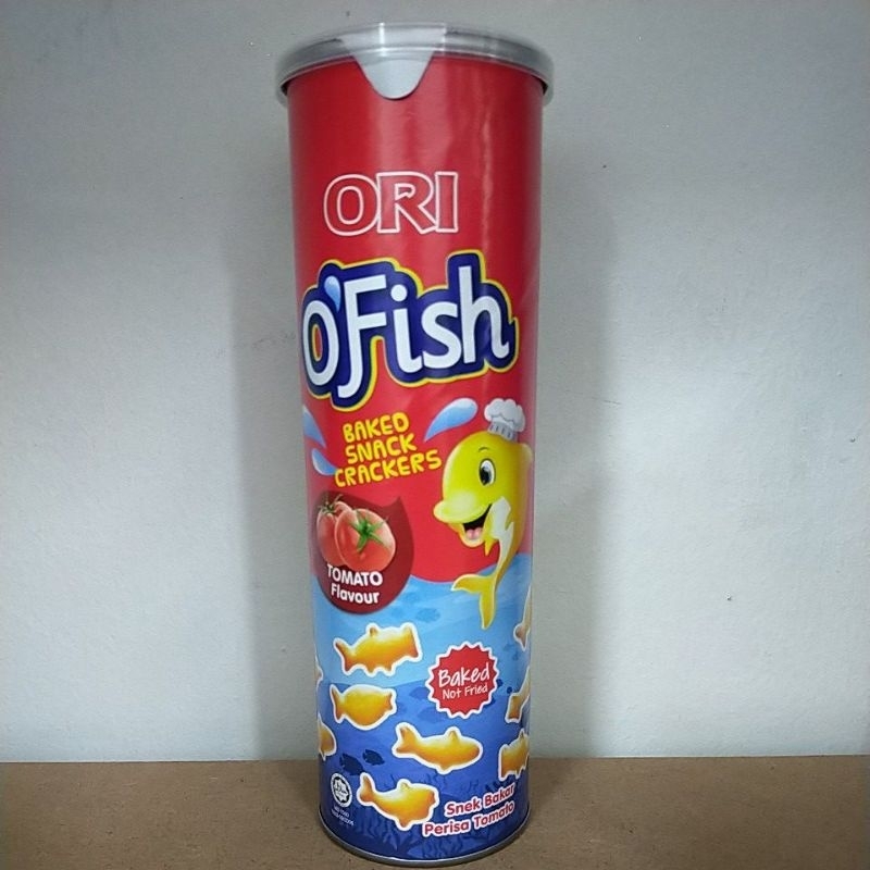 Ori O'Fish Baked Snack Crackers Tomato Flavors 70g | Shopee Malaysia