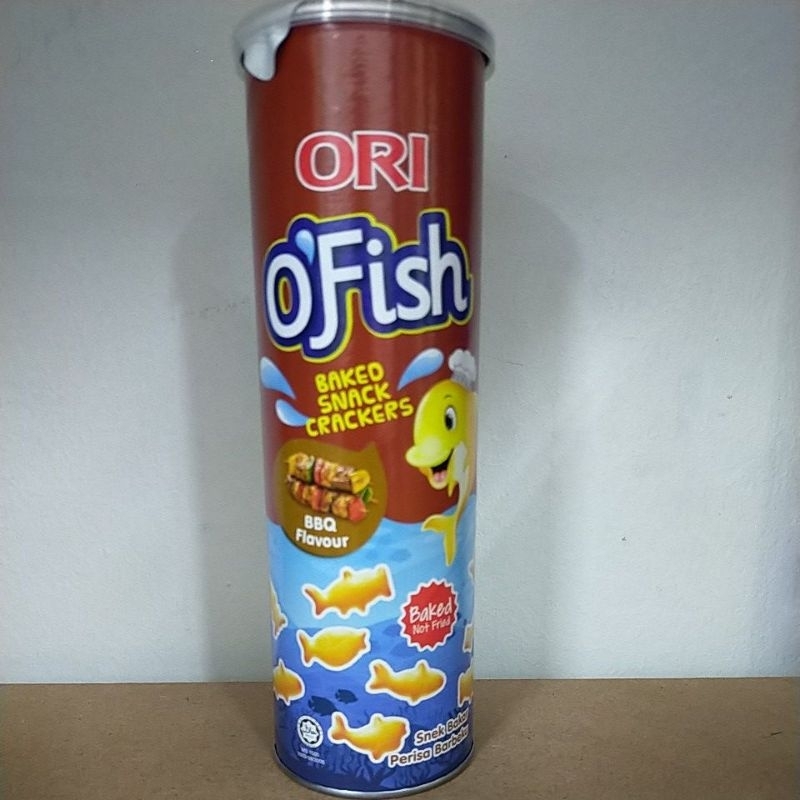 ORi O'Fish Baked Snack Crackers BBQ 70g | Shopee Malaysia