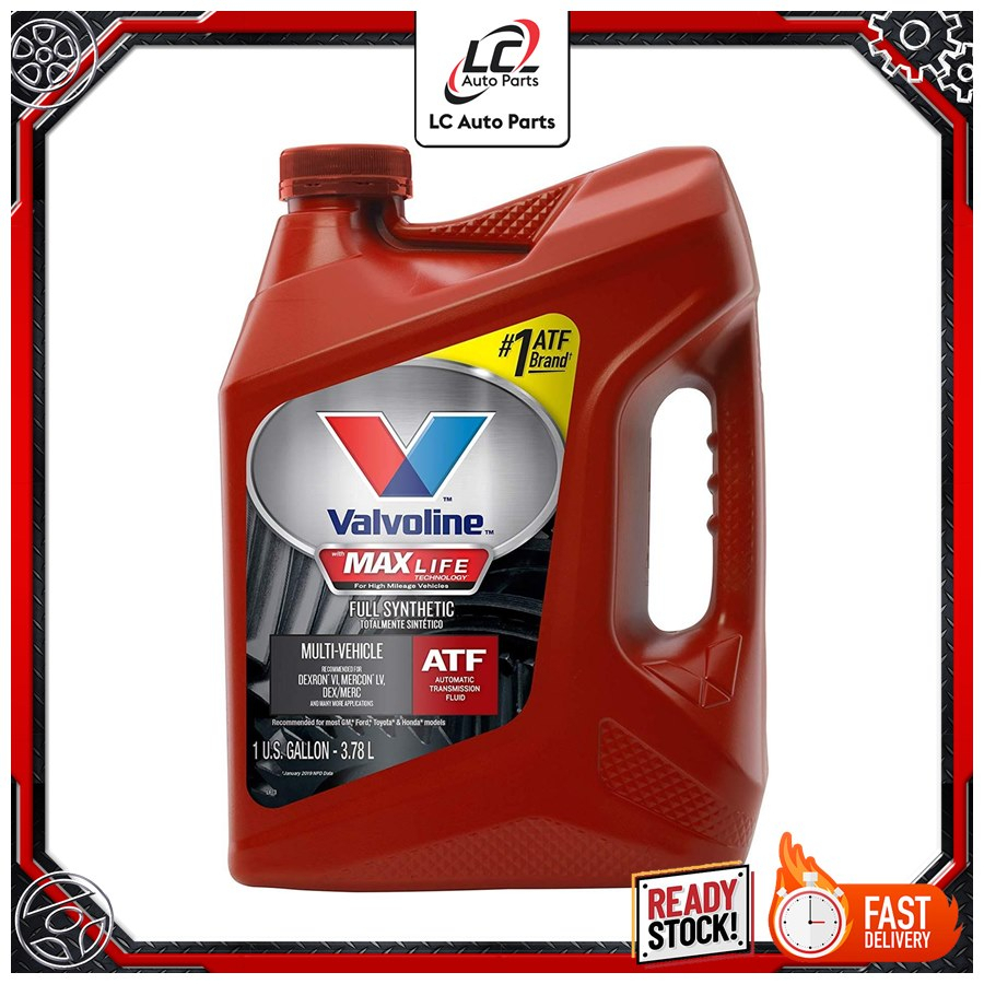 VALVOLINE MAXLIFE ATF AUTO OIL 3.78 LITER // Multi-Vehicle ATF ...
