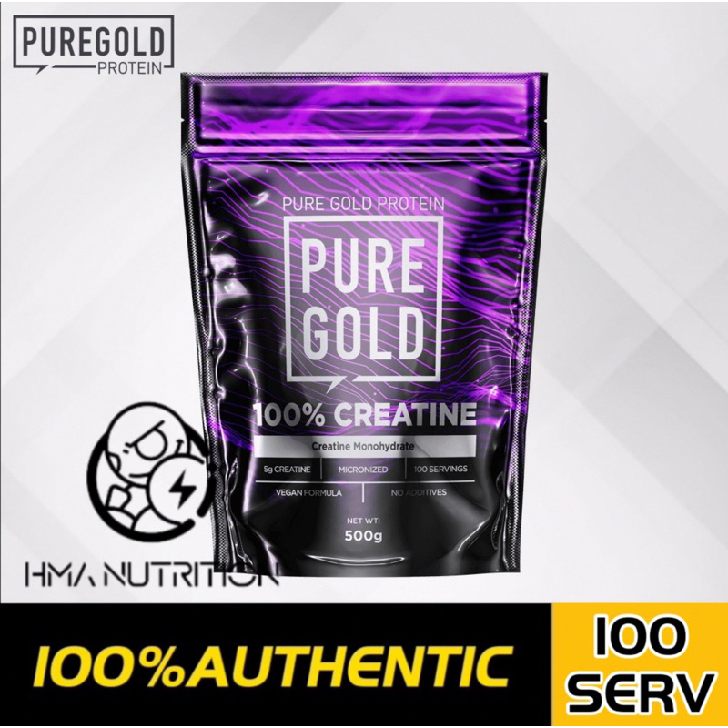 Pure Gold Protein Creatine Monohydrate (500g.) pgp creatine,Creatine ...