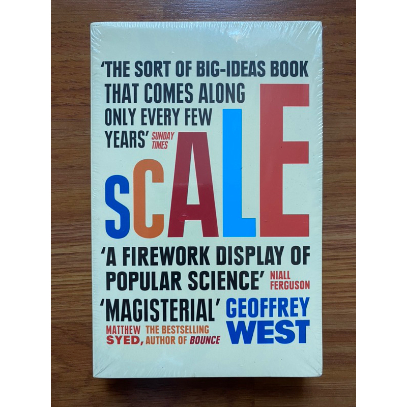 Scale by Geoffrey West (Science - Business - Philosophy) | Shopee Malaysia