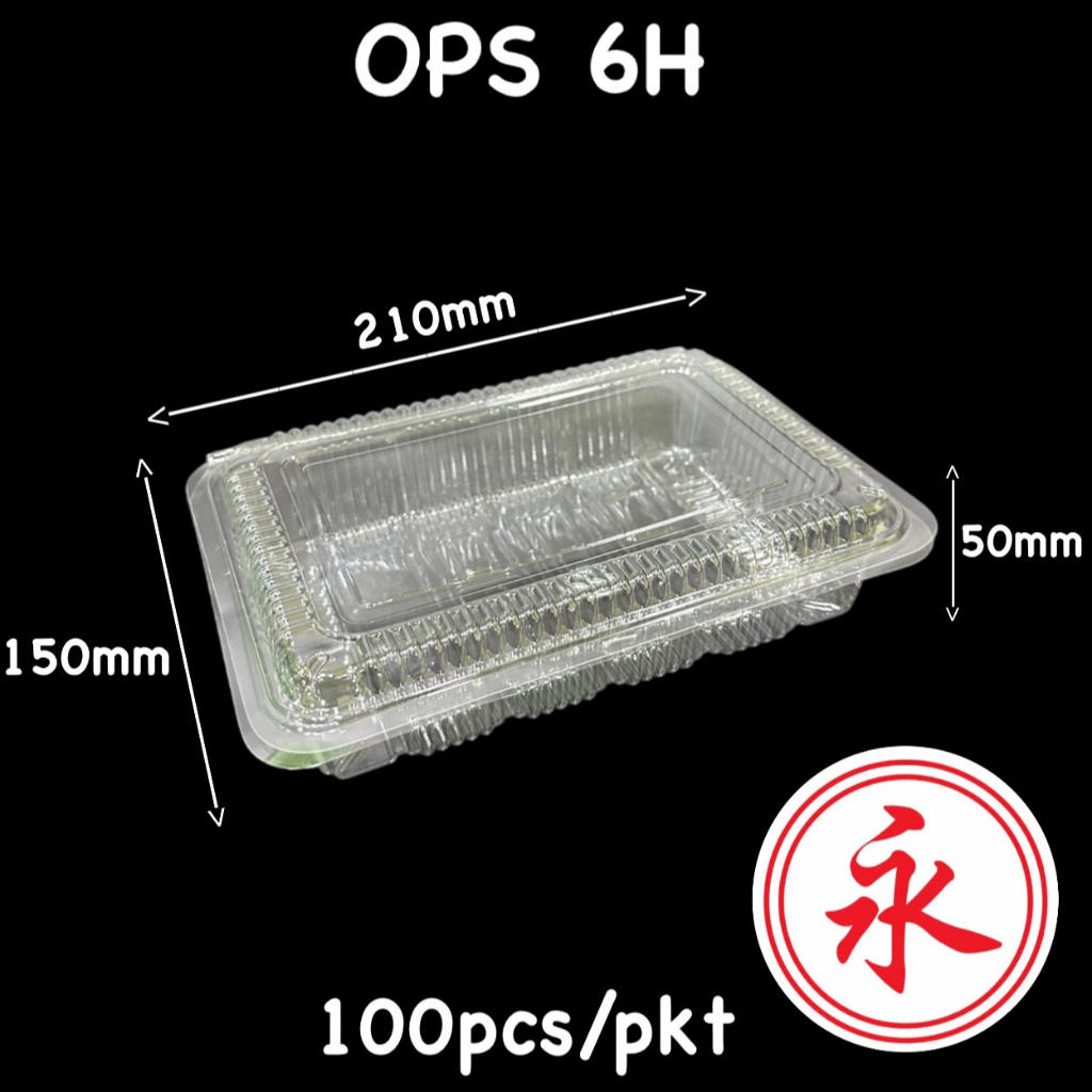 BENXON Plastic Tray - OPS 6H (100pcs/pkt) | Shopee Malaysia