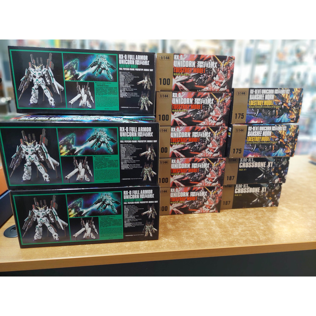 1/144 RX-0 FULL ARMOR UNICORN [DESTROY MODE] FULL PSYCHO-FRAME ...