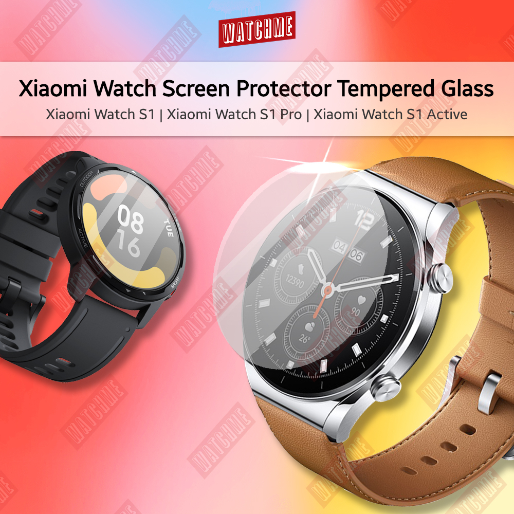 Xiaomi Watch S1, S1 Pro, S1 Active Tempered Glass Screen Protector, 3D ...