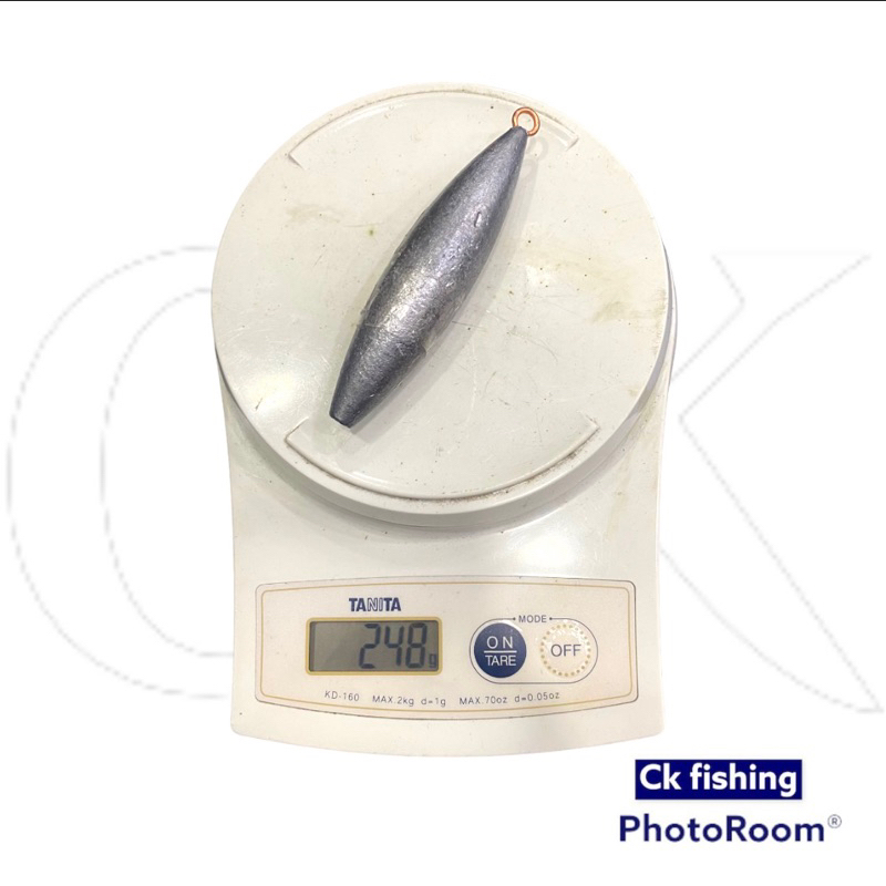 Fishing Lead Sinker Model WLS Size #1 To #9 / Batu Ladung Panjang / Sea ...