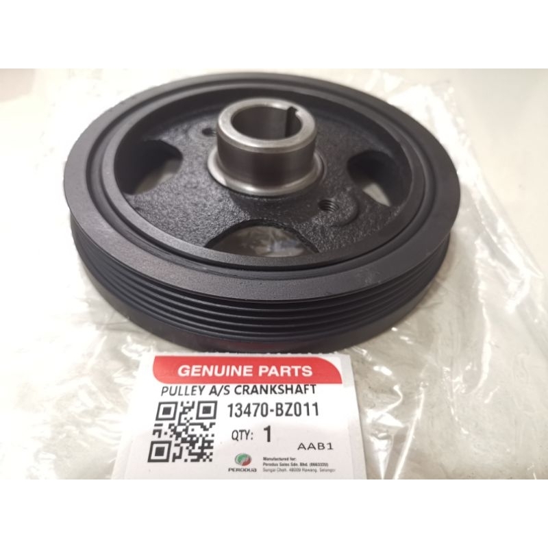 PERODUA Myvi /TOYOTA AVANZA 1.3 CRANK SHAFT PULLEY (rubber) 4pk ...