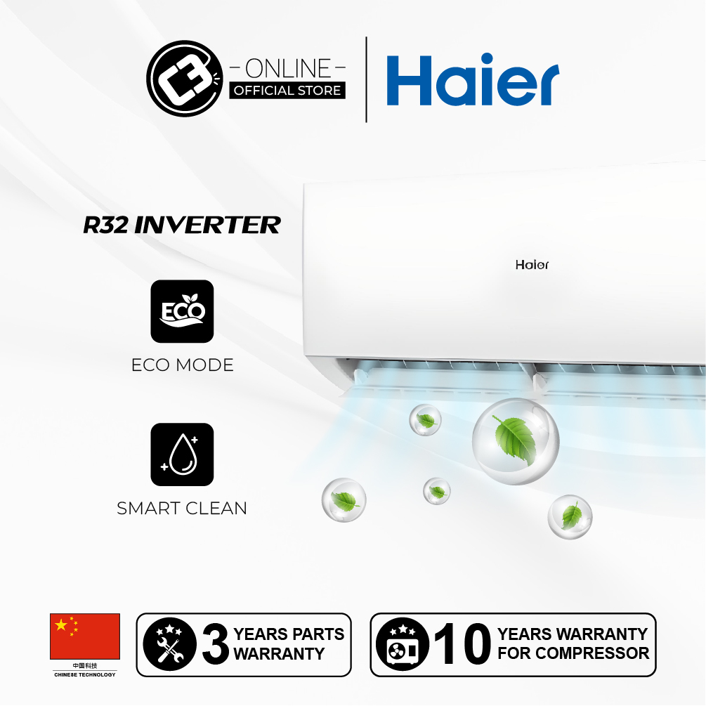 ( West )HAIER (HSU-VQA22) (2.0HP) -Inverter Air Conditioner Wall ...