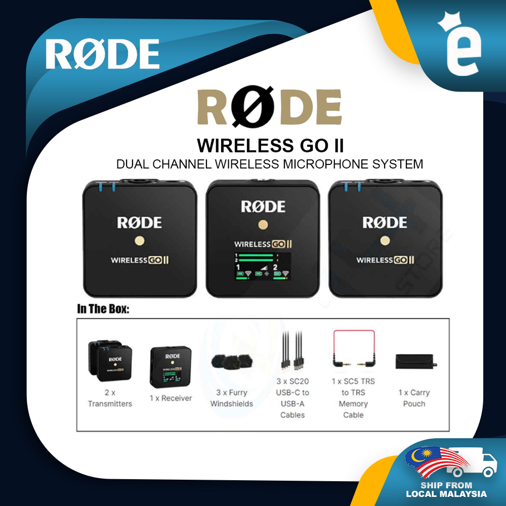 Rode Wireless Go II / Wireless Go 2 Wireless Microphone Collar Clip ...